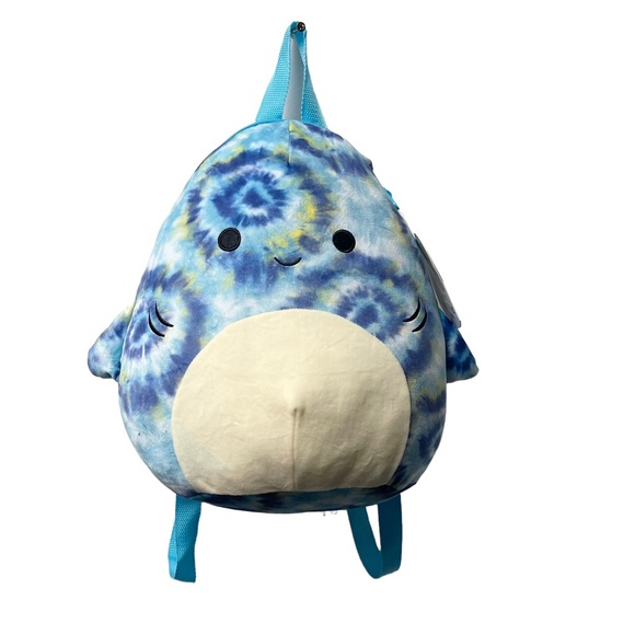 Toys | Squishmallows Luther The Shark 12 Backpack | Poshmark